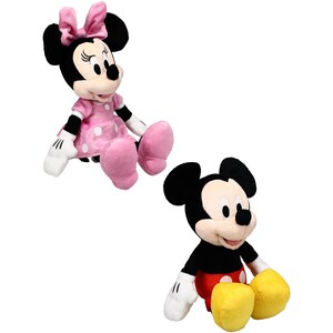 Disney Mickey Mouse & Minnie Mouse Plush, 2.5x5.3x2.9 in. | Dollar Tree