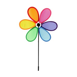 Multi-Color Flower Pinwheel Garden Stakes, 20 in. | Dollar Tree