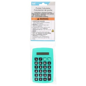 View 8-Digit Pocket Calculators, 4.5x2.75 in.