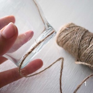 Twine-Wrapped Vase | Dollar Tree