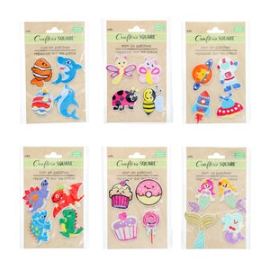 View Crafters Square Iron On Patches,