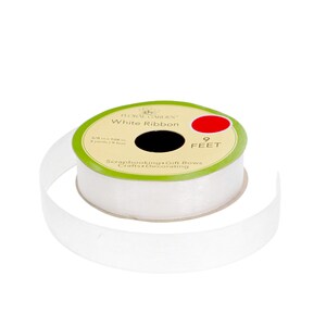 View Floral Garden Assorted White Ribbon