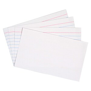 View Jot 3x5 in. Ruled White