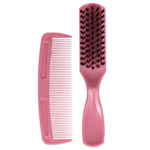 View Plastic Hairbrush & Comb Sets,