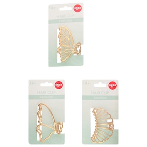 View Trendy Gold Metal Claw Hair