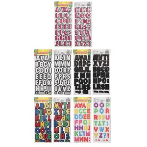View Crayola Removable Alphabet Sticker Sheets,