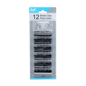 View Jot Binder Clips, 12-ct.