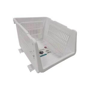 View Stackable Deep Storage Bins, 13.78x10.63x8.78in