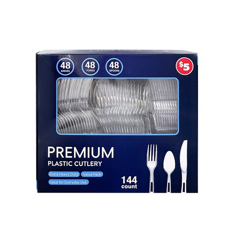 View Premium Plastic Assorted Cutlery Value