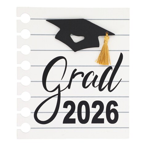 View Grad 2026 Notebook Plaque, 1-ct.