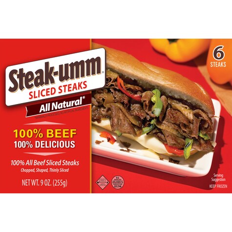 View Steak-umm All-Natural Beef Sandwich Steaks,