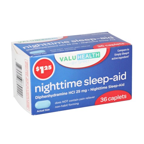 View Valuhealth Nighttime Sleep Aid, 36-ct.