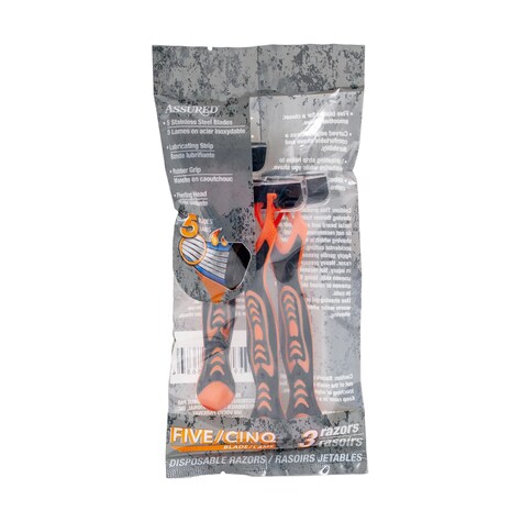 View Assured for Men 5-Blade Razors,