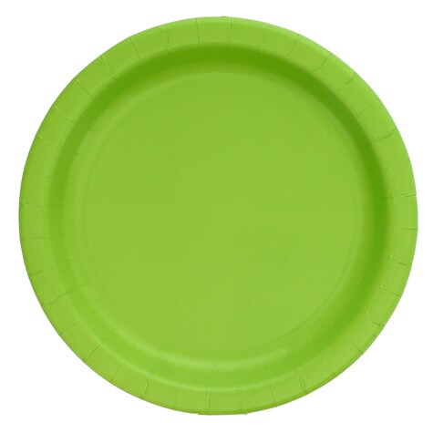 View Paper Lunch Plates - Lime