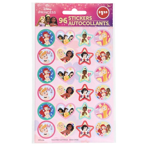 View Disney Princess Sticker Sheets, 4-ct.