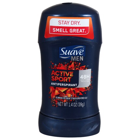 View Suave Mens Active Sport Antiperspirant