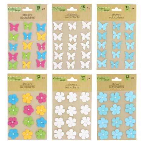 View Crafters Square Paper Stickers Embellished
