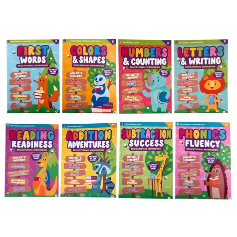 Educational Workbooks, Assorted Grades. | Dollar Tree