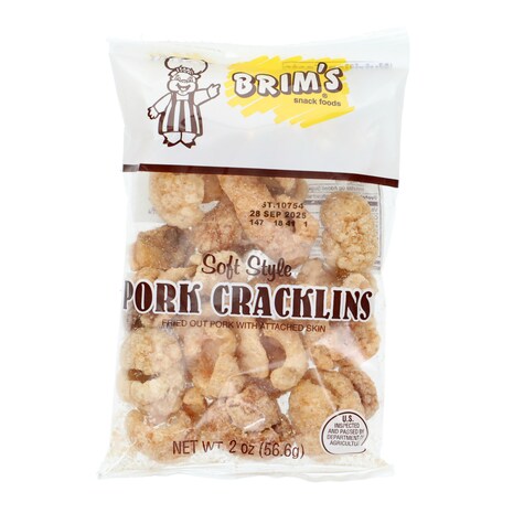 View Brim’s Plain Soft Cracklins Snacks