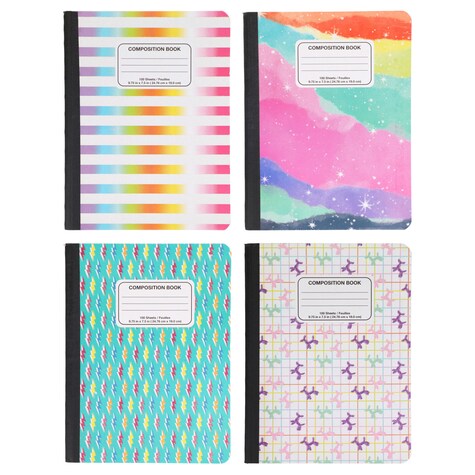 View Glitter Composition Book, 1 ct.