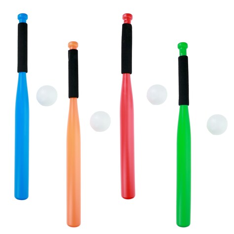 View Plastic Bat & Baseball Sets