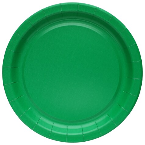 View Paper Lunch Plates - Green,