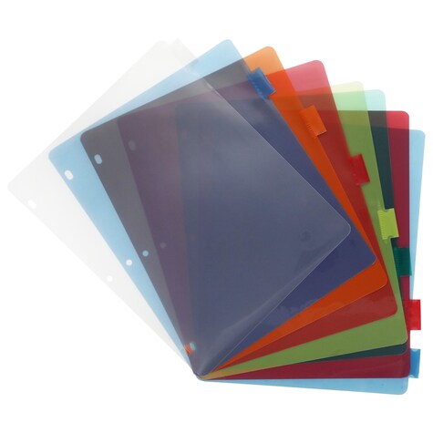 View Jot Colorful Plastic Index Dividers,
