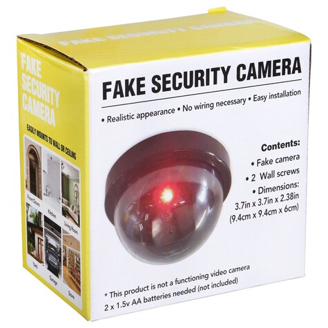 View Fake Security Camera, 3.7x3.7x2.3 in.