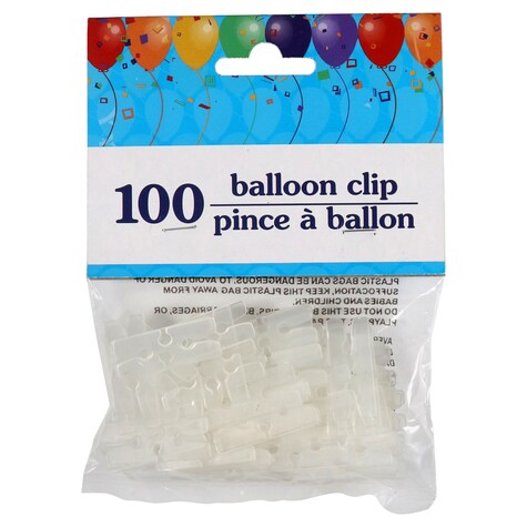 View Balloon Clips, 100-ct. ,1.18-in. x