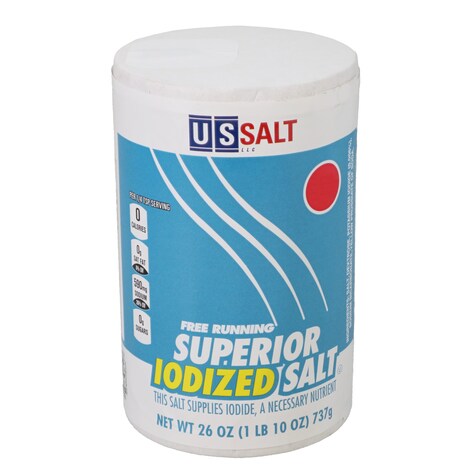View U.S. Salt Iodized Salt, 26