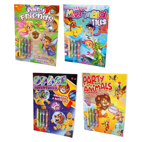 View CrownJewlz Assorted Coloring Books with