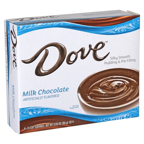 View Dove Milk Chocolate Pudding, 3.22-oz.