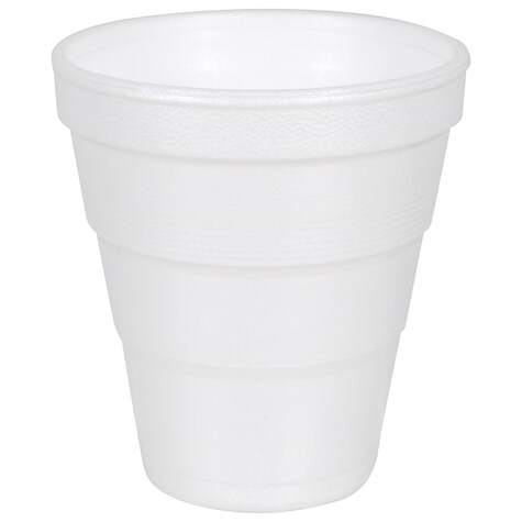 View White Styrofoam Cups, 45-ct. Packs