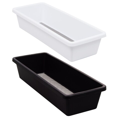 View Essentials Rectangular Medium-Length Drawer Organizers