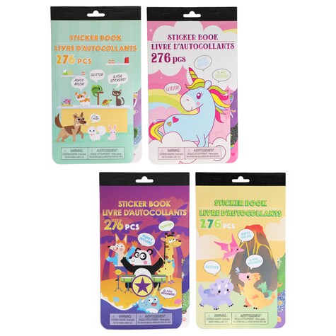 View Colorful Sticker Books, 276-ct. Packs