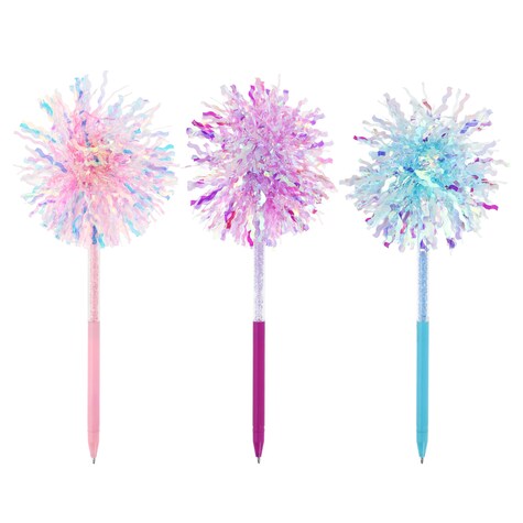 View Assorted Iridescent Tinsel Pen, 1