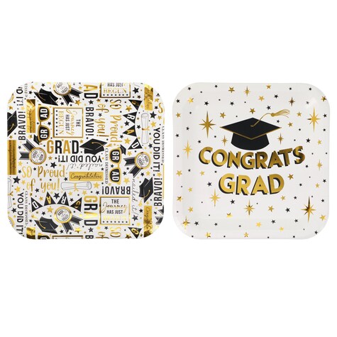 View Seasonal Collection Graduation Paper Plates,