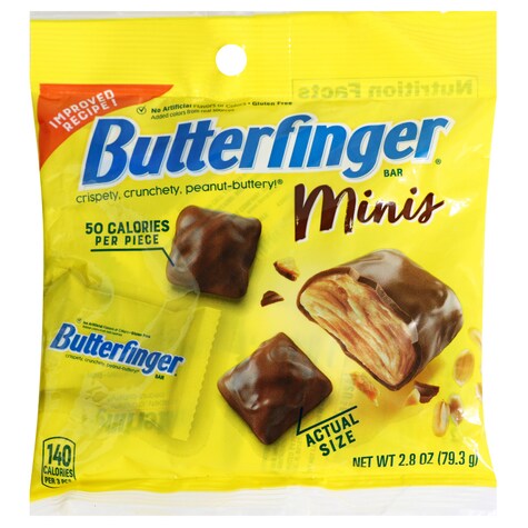 View Nestle Butterfinger Minis, 2.8-oz. Bags
