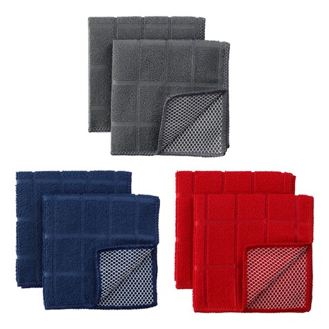 View Home Collection Microfiber Scrubbers, 2-pc