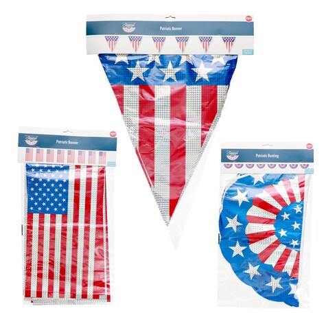 View Patriotic Foil Flag & Bunting