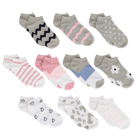 View Ladies' Low-Cut Socks, 10-ct.