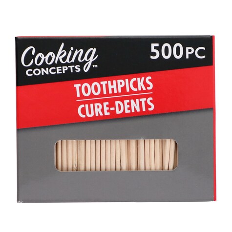 View Cooking Concepts Toothpicks, 500-pc Pack.