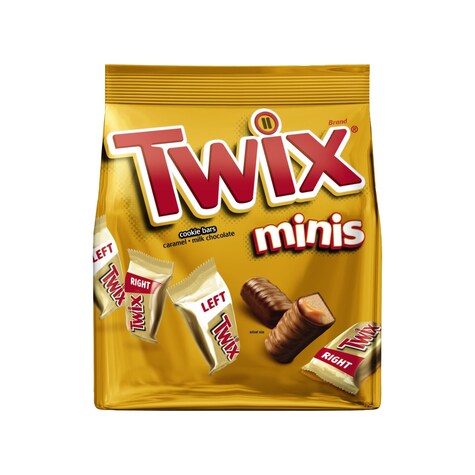 View Twix Minis Caramel Cookie Bars,