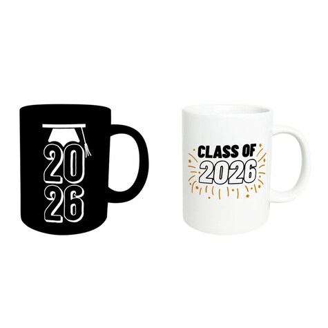 View Graduation Printed Mug With Handle,