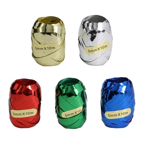 View Voila Metallic Gift Ribbon Bundle,