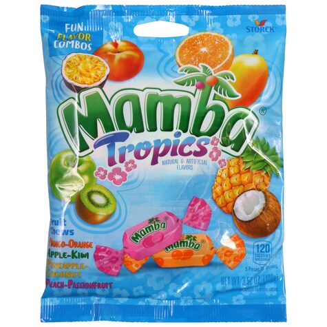 Mamba Tropics Fruit Chews, 3.52-oz. Bags | Dollar Tree