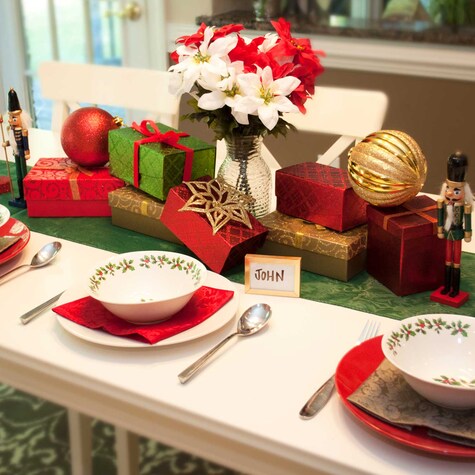 Christmas Table Centerpiece