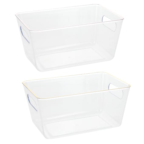 View Food Storage Box With Handles,