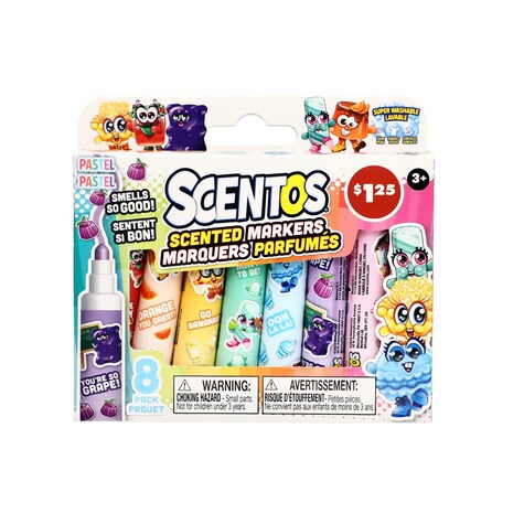 View Scentos Scented Mini Markers, 8