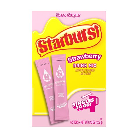 View Starburst Zero Sugar Strawberry Drink